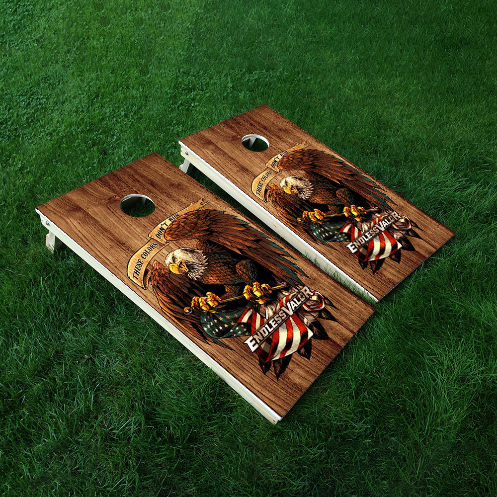 Endless Valor Cornhole Boards Wraps (Set of 2) - BackYardGamesUSA