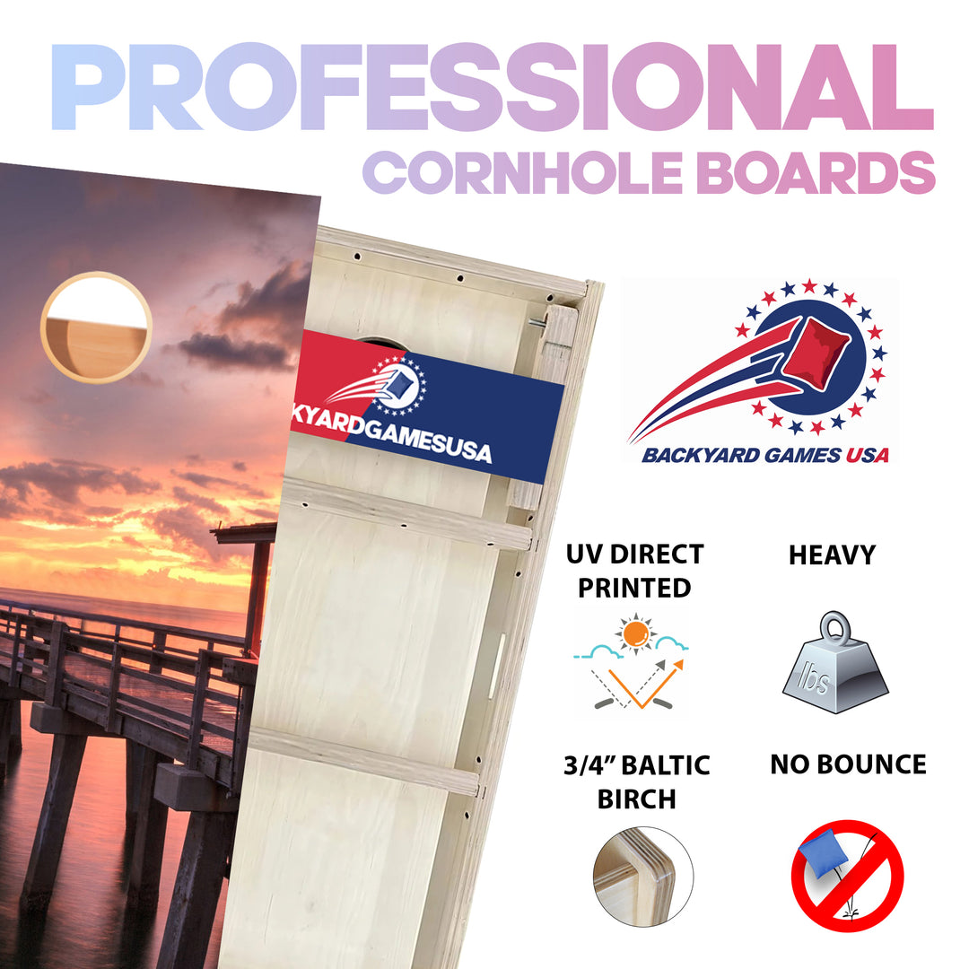 Professional Cornhole Boards Set